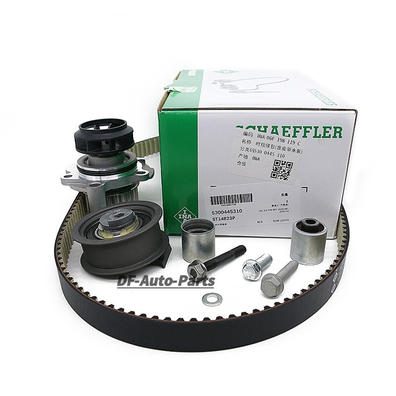 INA Water Pump Timing Belt Tensioner Kit For VW Passat AUDI A3 A4 TT 2 ...
