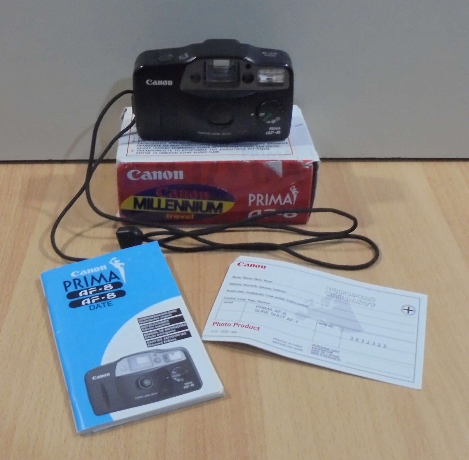CANON PRIMA AF-8 VTG POINT AND SHOOT FILM CAMERA AUTOFLASH | eBay