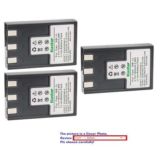 Kastar Replacement Battery for NB-1L NB-1LH CB-2L Canon IXY Digital S200 Camera | eBay
