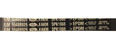 2019-2022 Gates Serpentine Belt 5PK1066 GM Original Equipment Part ...
