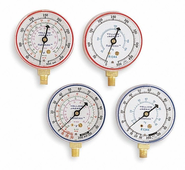 Yellow Jacket 49001 Red Gauge R22 for sale online | eBay