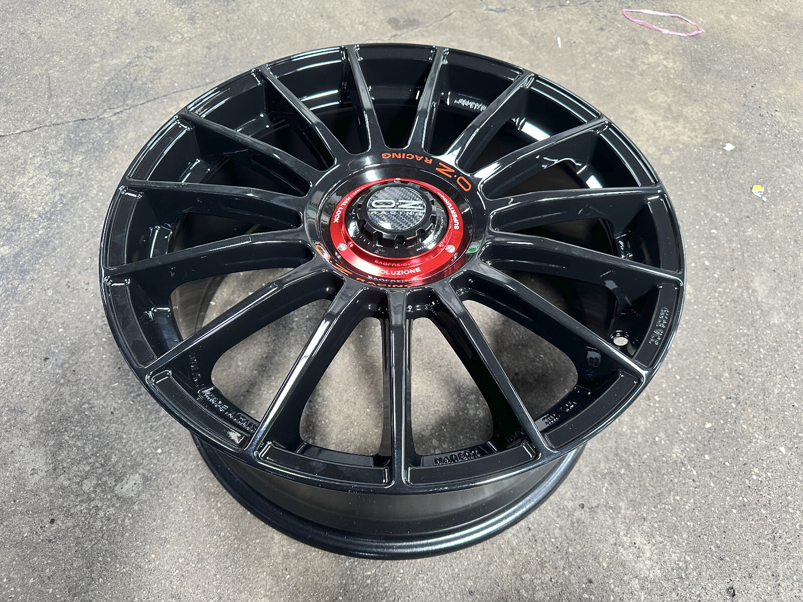 New 19x8.5 OZ SUPERTURISMO ET38 5x112 (4 wheel) Black fit Mercedes A35 ...