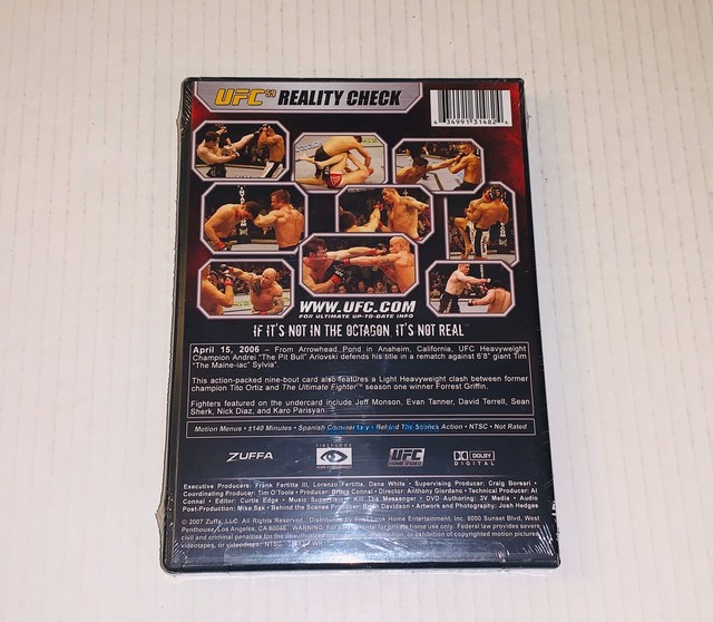 UFC 59 - Reality Check (DVD, 2007) for sale online | eBay