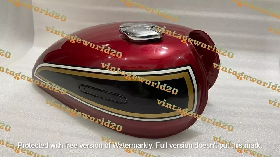 Honda CB550 Model 1974 Steel Painted Petrol Fuel Gas Tank With Cap |Fit ...