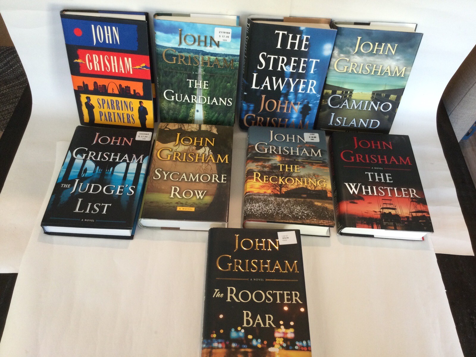 John Grisham Hardcover Books Novels Lot Of 9 First Editions VGC w/ Dust ...
