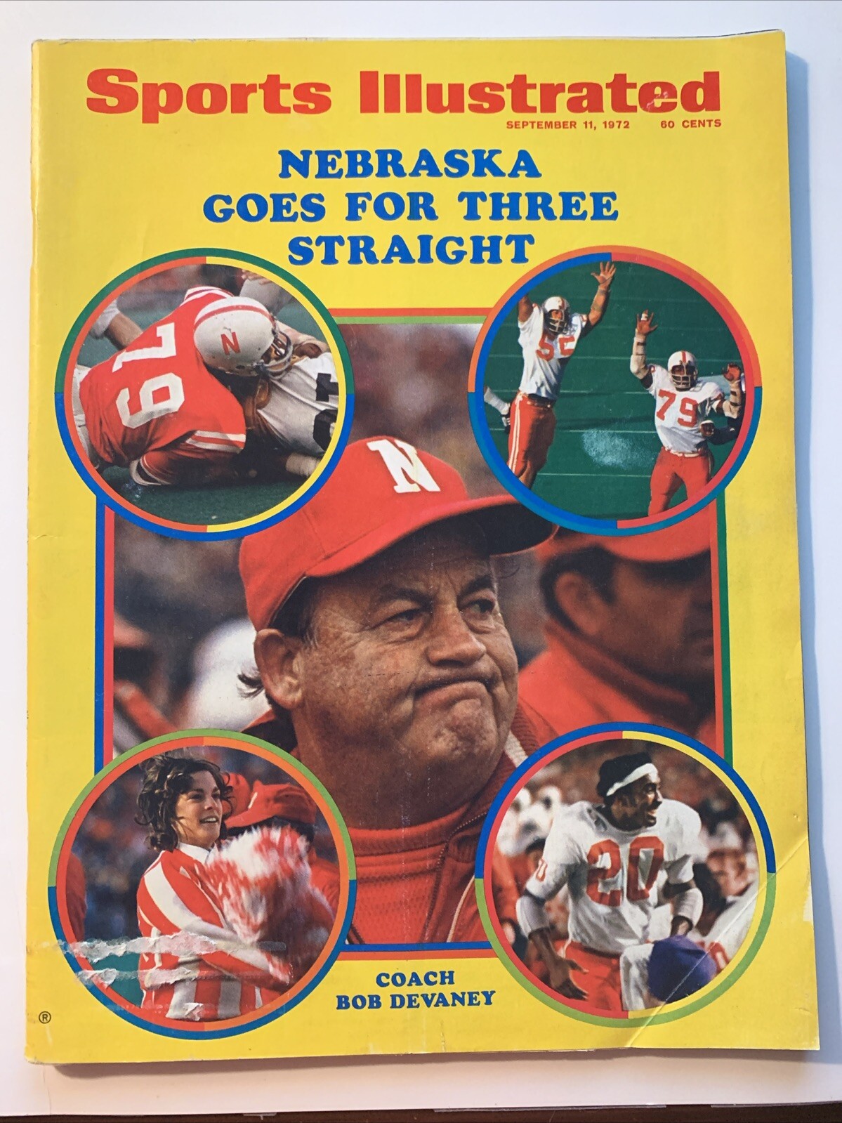 Bob Devaney September 11 1972 Sports Illustrated No Label Nebraska Cornhuskers | eBay