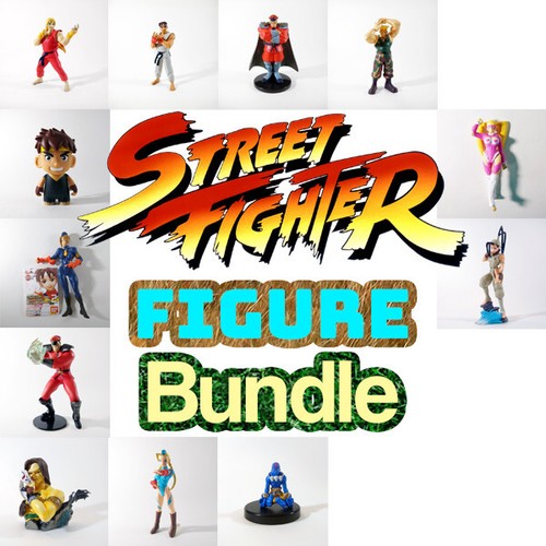 Capcom Street Fighter Toy Figure Figures Rare! Lot Playstation Nintendo ...