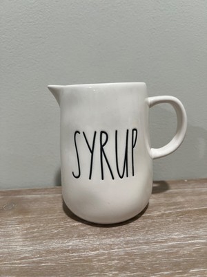 Rae Dunn SYRUP Pitcher Artisan Collection By Magenta NEW 5" Tall -185 ...