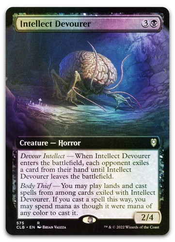 Intellect Devourer (Extended Art) #575 (Foil) (NM) Baldur's Gate CLB Magic MTG | eBay
