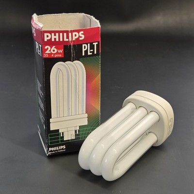 PHILIPS PL-T 26W/35/4P Triple Tube Compact Fluorescent Lamp Light Bulb ...