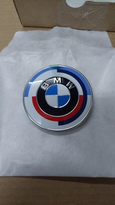 BMW emblem 50 Years M Anniversary 51148087196 genuine @ 74mm | eBay ...