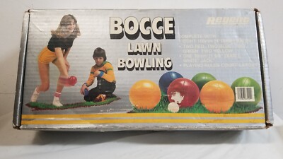 Regent BOCCE BALL Lawn Bowling Set. Original box. Made in Italy. | eBay