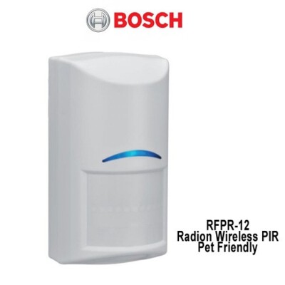 BOSCH Wireless PIR Detector Pet Friendly Radion PIR Sensor - RFPR-12 ...