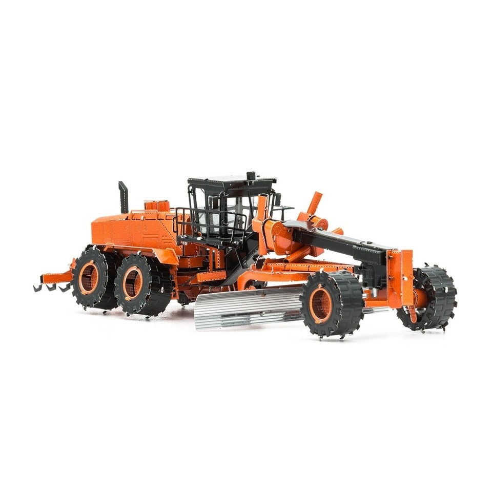SET of 4 Metal Earth EXCAVATOR MOTOR GRADER WHEEL LOADER MINING TRUCK ...