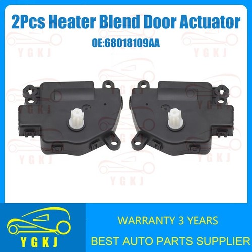 2Pcs 68018109AA HVAC AC Heater Blend Door Actuator For 2012-2014 ...