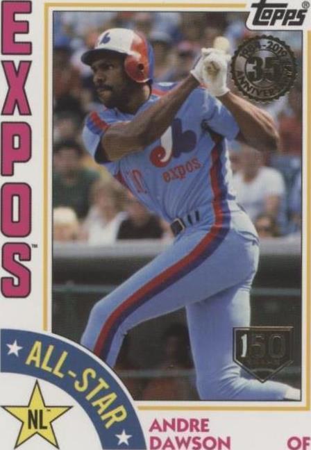 2019 Topps - 1984 Topps Baseball All-Stars Andre Dawson #84AS-AD 150th ...