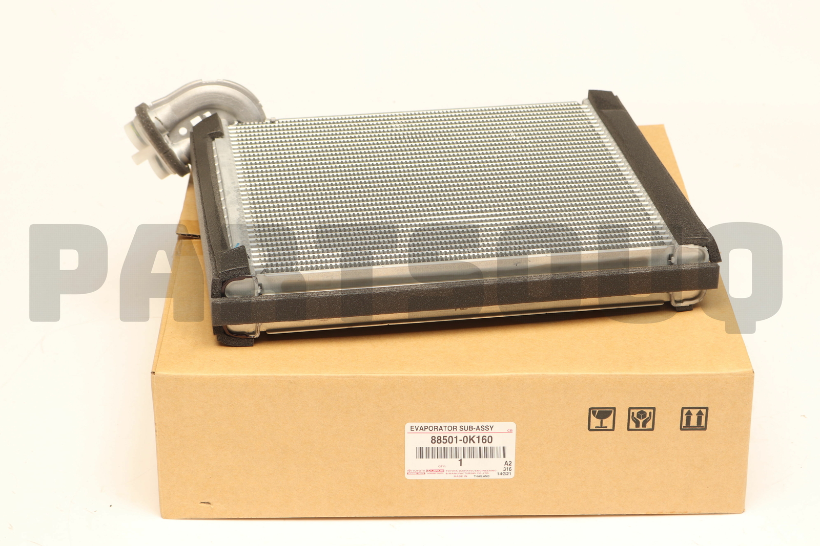 885010K160 Genuine Toyota EVAPORATOR SUB-ASSY, COOLER, NO.1 88501-0K160 ...