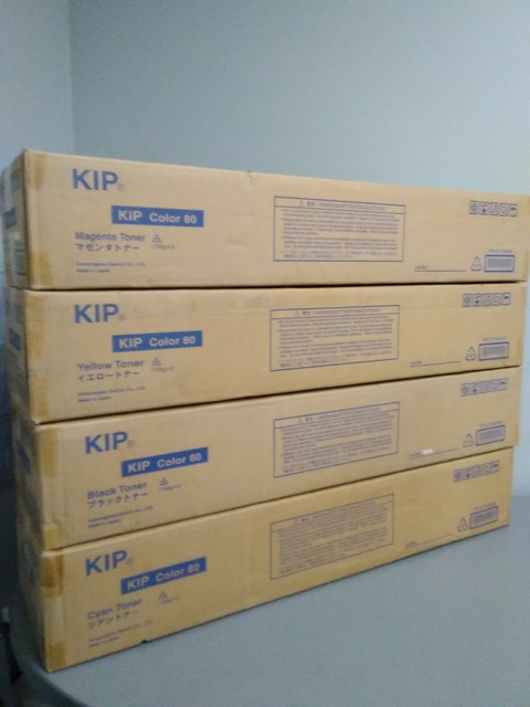 KIP Color 80 Kc80 Z074590040 2-pack OEM Black Toner for sale online | eBay