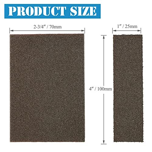 16Pcs 120 Grit Sanding Blocks Fine Sanding Sponge Washable and Reusable ...