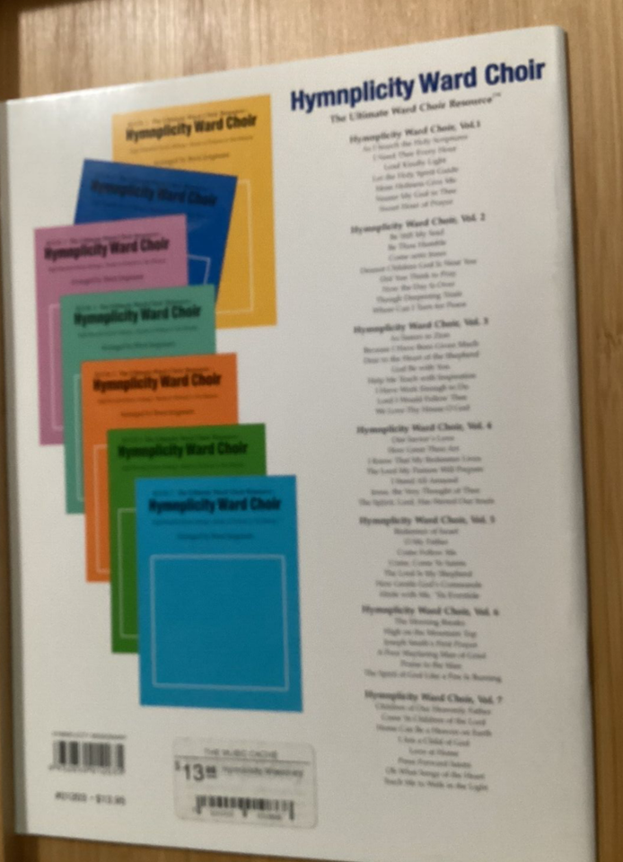 HYMNPLICITY WARD CHOIR BOOK 10 By Brent Jorgensen **BRAND NEW** | eBay