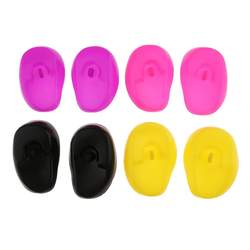 8x Silicone Ear Washing Cap Salon | eBay