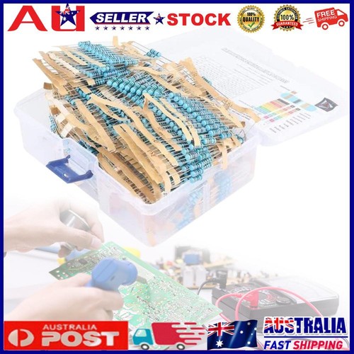 1 W Metal Film Fixed Resistor Kit 1% Precision Resistance Set 0.33R - 2 ...