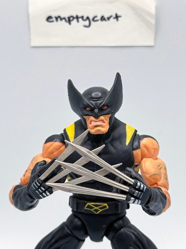 Wolverine Marvel Legends Black Costume Metal Claws Custom 6 inch Action ...