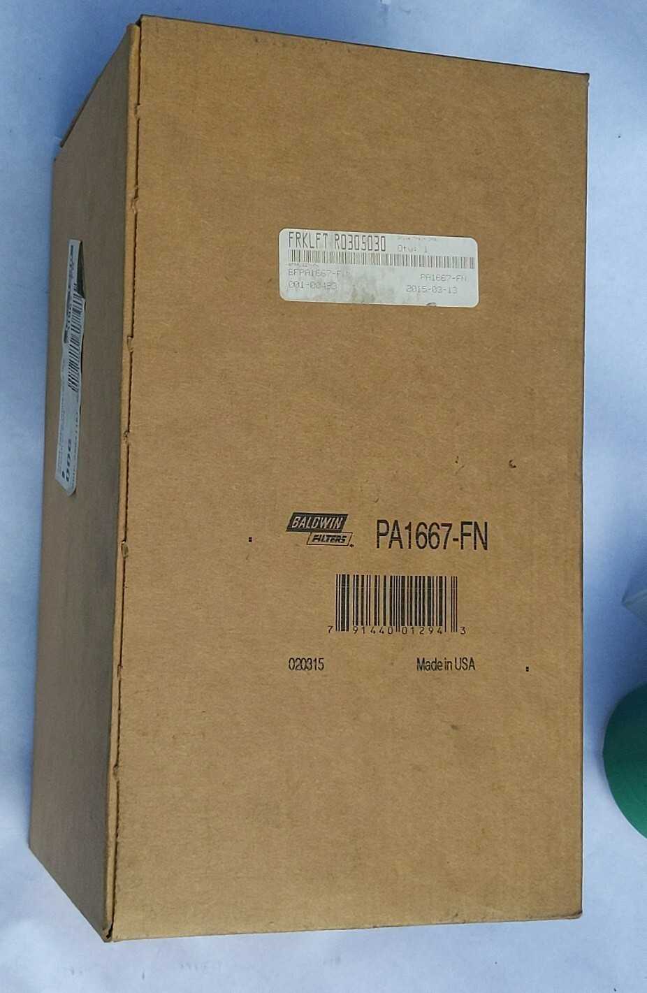 BALDWIN PA1667FN - Air filter cross reference