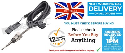 Exhaust Gas Temperature Sensor For Ford Transit Van 2.2 TDCi MK7 Fits ...