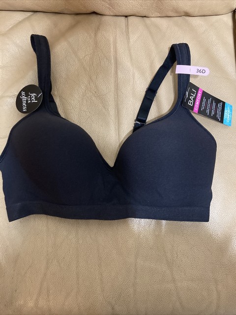 Bali Comfort Revolution 3463 Wirefree Bra Size 36d Black for sale ...