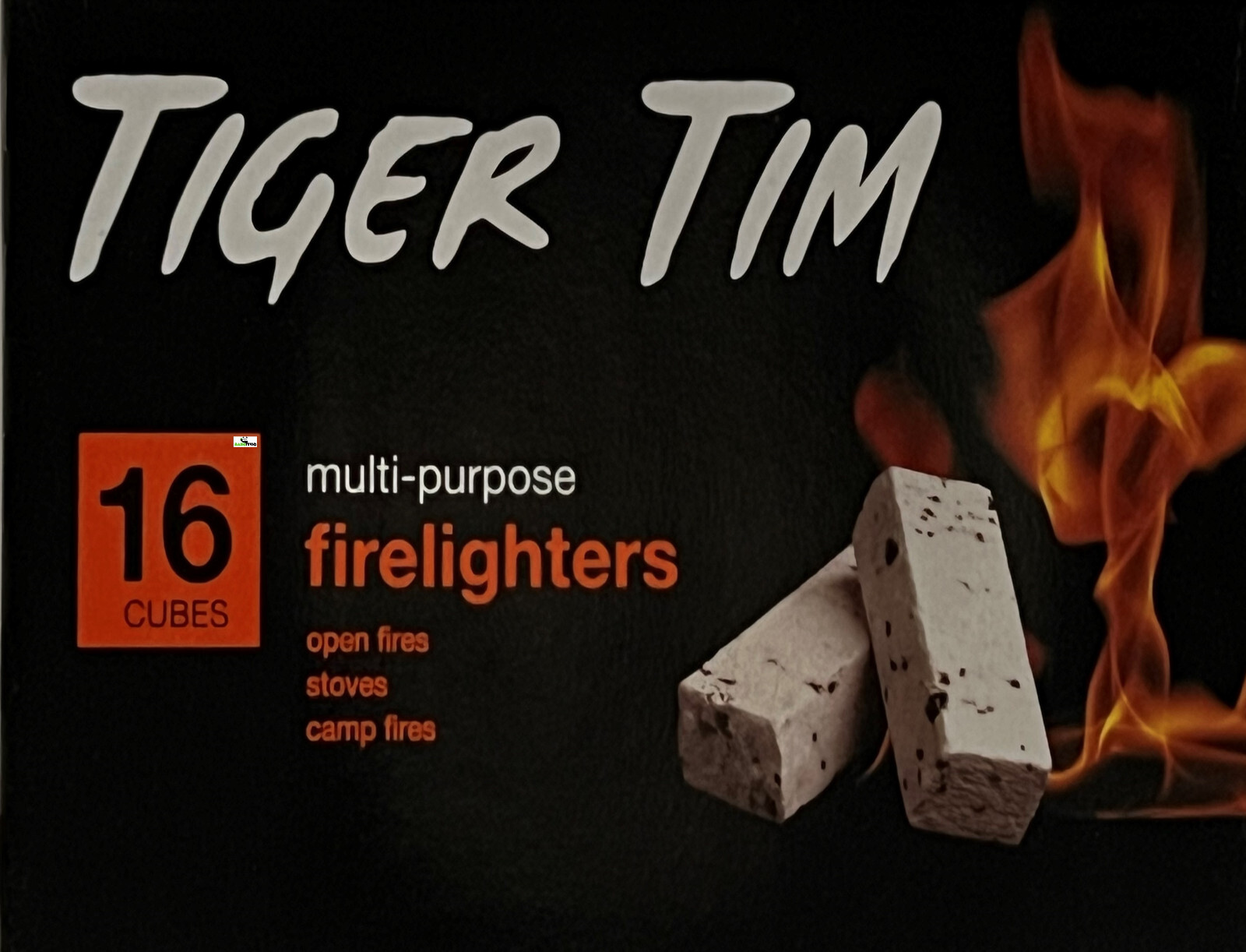 Tiger Tim Fire Lighters 24 Packs 384 Firelighters cube Hotspots Burners ...