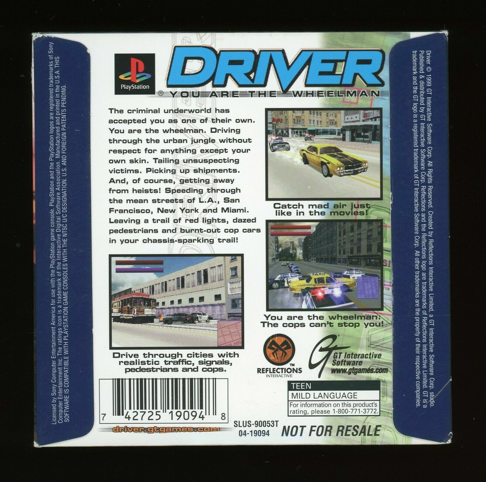 RARE PS1 DRIVER DEMO DISC CD TOYS R US COVER (PLAYSTATION 1 1999) GAME ...