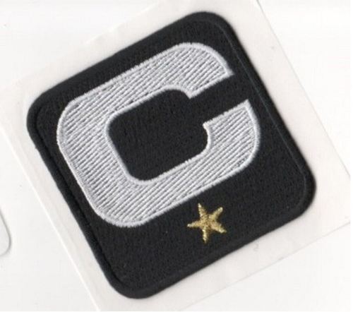 2023 SEASON NFL 1-GOLD-⭐STAR GENERIC stick-on WHITE-C CAPTAIN'S PATCH ...