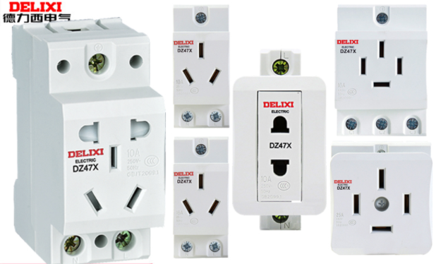New Delixi DZ47X Series Modular Plug 2,3,4,5 Holes Brand | eBay