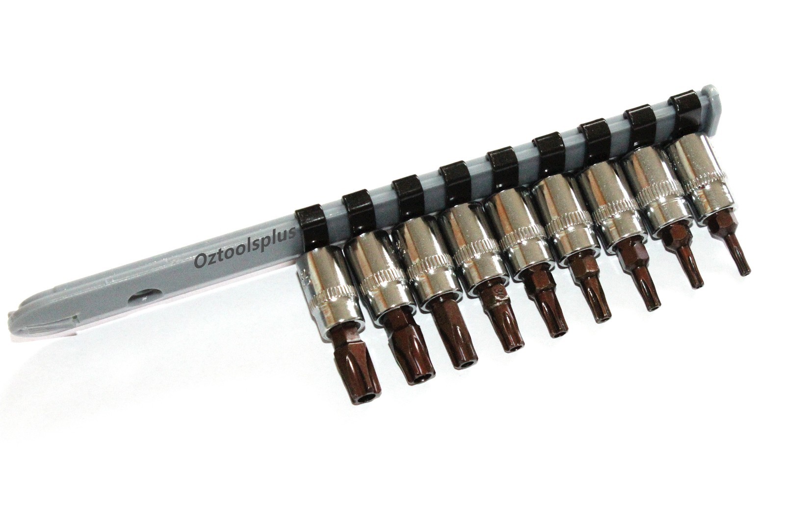 9PCS 5-POINT STAR TORX Tamper-Proof Security Bit Socke Set Car ...