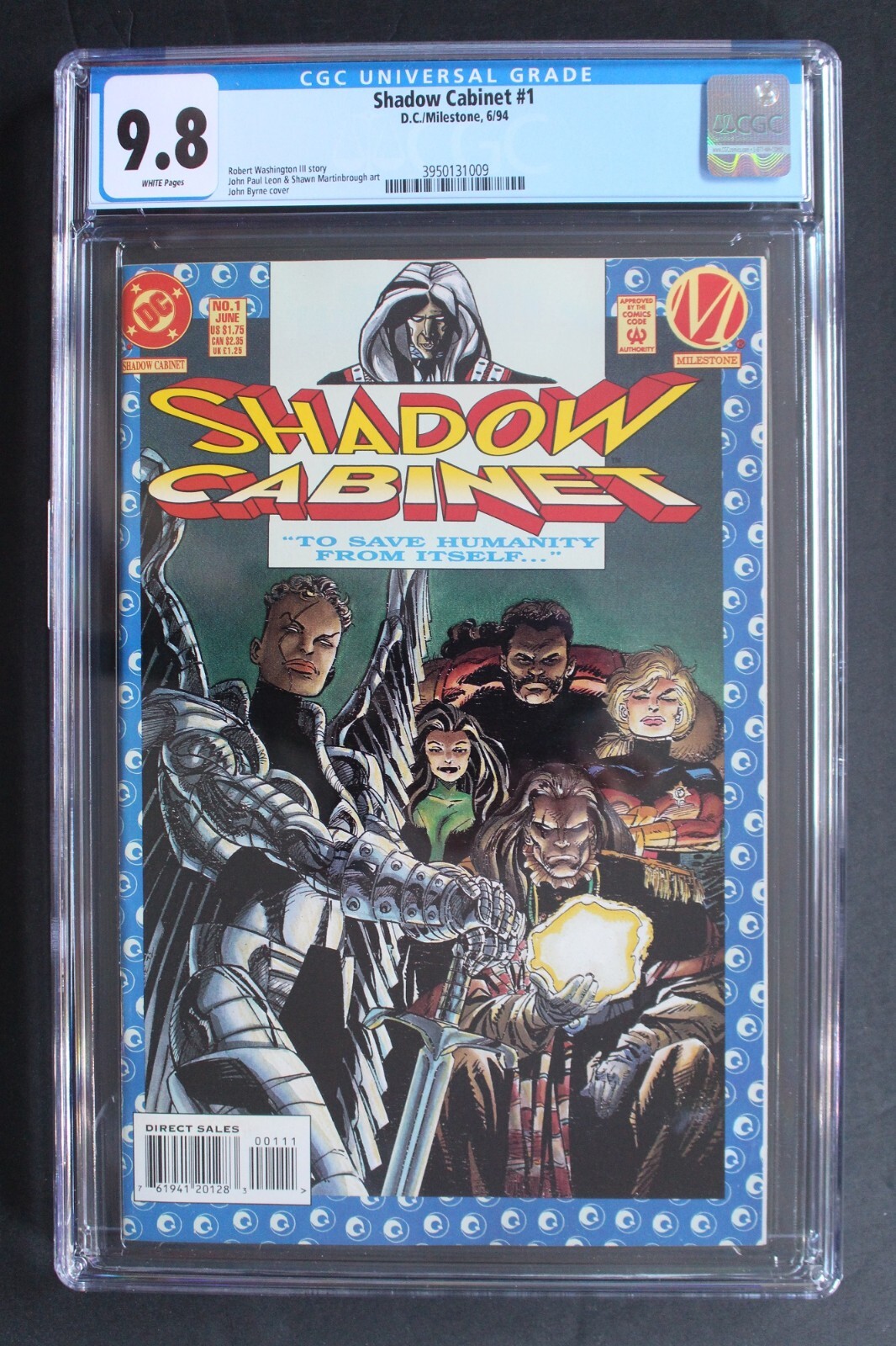 SHADOW CABINET #1 2nd Full TEAM 1994 1st Corpsicle DC Milestone BYRNE-c ...