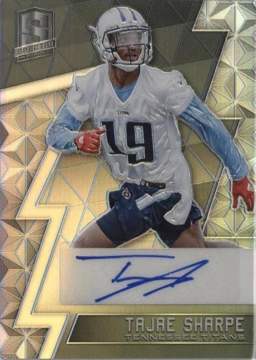 2016 Panini Spectra - Rookie Autographs Tajae Sharpe #229 /199 (AU, RC ...