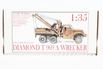 Wespe Models 1:35 Scale Diamond T 969 A Wrecker #WES 35075 Resin Model ...