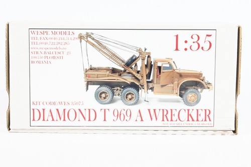 Wespe Models 1:35 Scale Diamond T 969 A Wrecker #WES 35075 Resin Model ...