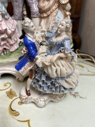 Dresden Meissen porcelain Lovers Dance figures Germany Rococo Baroque | eBay