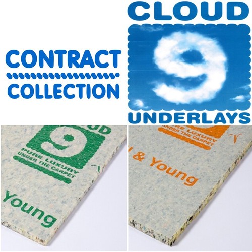Cloud 9 carpet underlay Super Contract 10mm and Contract 8mm Heavy wear & stairs | eBay UK