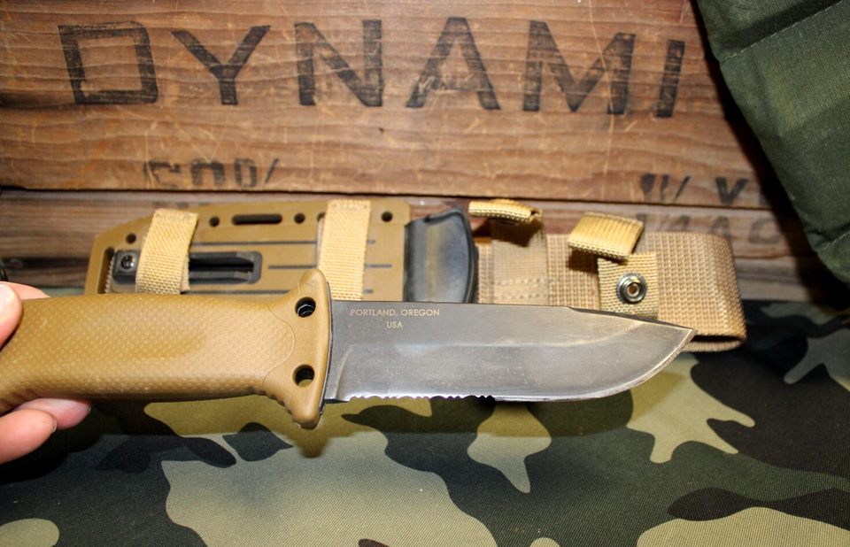 Gerber Gear LMF II Infantry Survival Knife, Military Grade Tactical ...