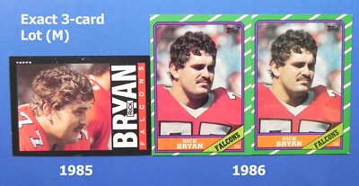 Rick Bryan 1985-1986 Topps Exact 3 Card Lot (M) #s 14-369 | eBay