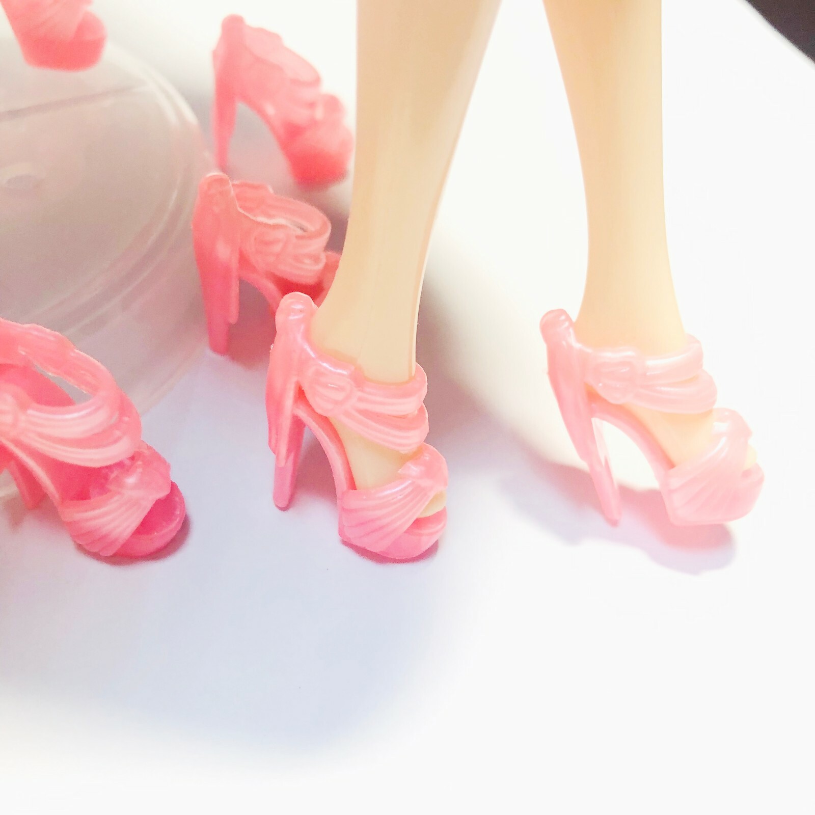 42 pairs orange heels suit sandals pliable silicone shoes for the 11.5 ...