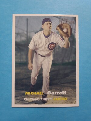 MICHAEL BARRETT 2006 TOPPS HERITAGE BASEBALL CARD # 135 G1560 | eBay