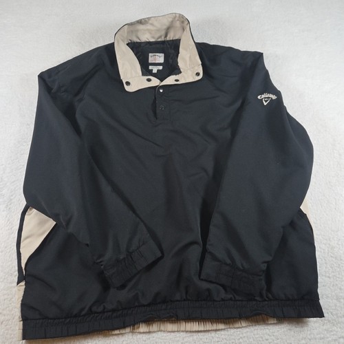 VINTAGE Callaway Golf Jacket Mens XXL Windshirt Water Repellant 1/4 ...