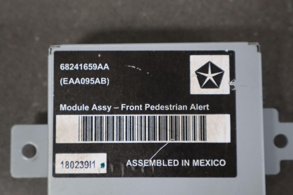 17-20 Chrysler Pacifica Pedestrian Detection Alert Module 68241659AA | eBay