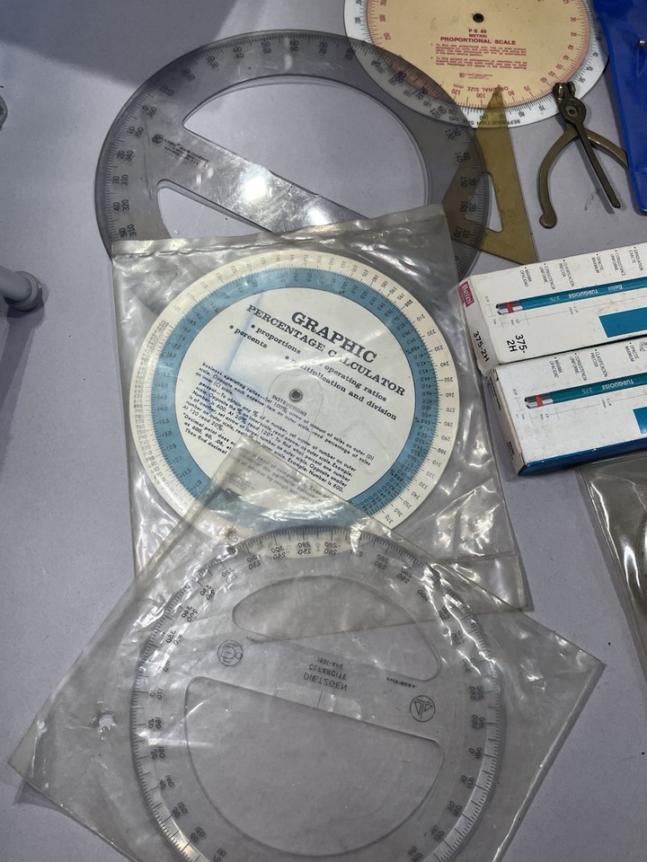 Large Lot Professional Drafting & Architecture Tool & Inking Fixture ...