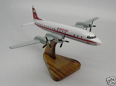 IL-18 Ilyushin Interflug IL18 Airplane Desktop Wood Model Big New | eBay