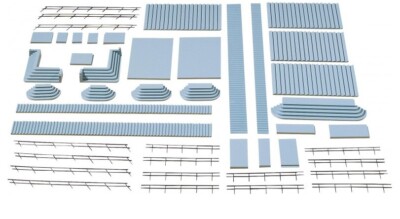 Faller 180519 Ho Scale Assortment of Stairs and Steps | eBay